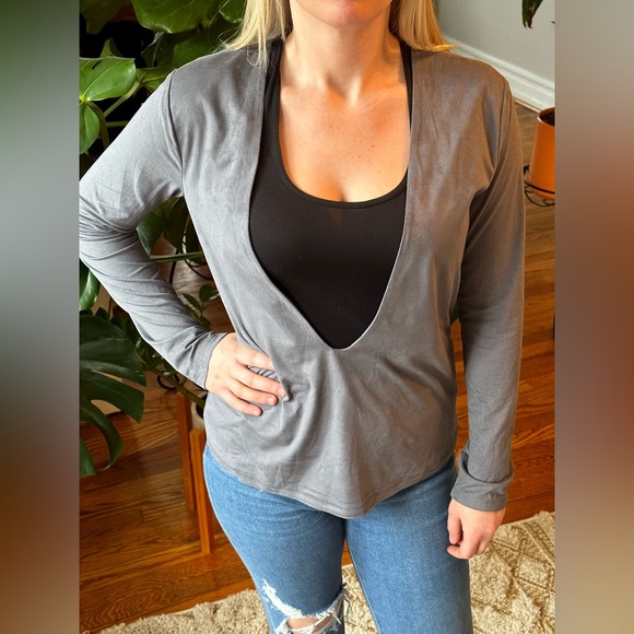 Last Tango | Tops | Nwot Gray Last Tango Long Sleeve | Poshmark